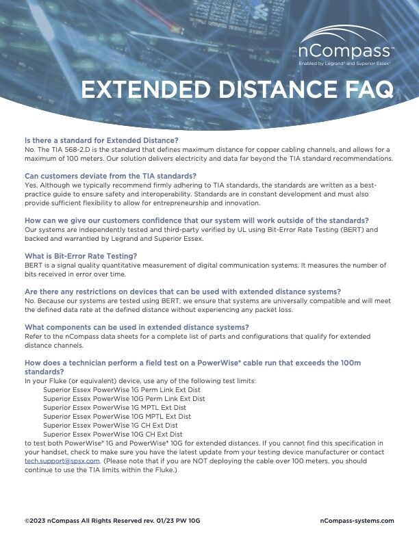 Extended Distance Solution - nCompass Systems